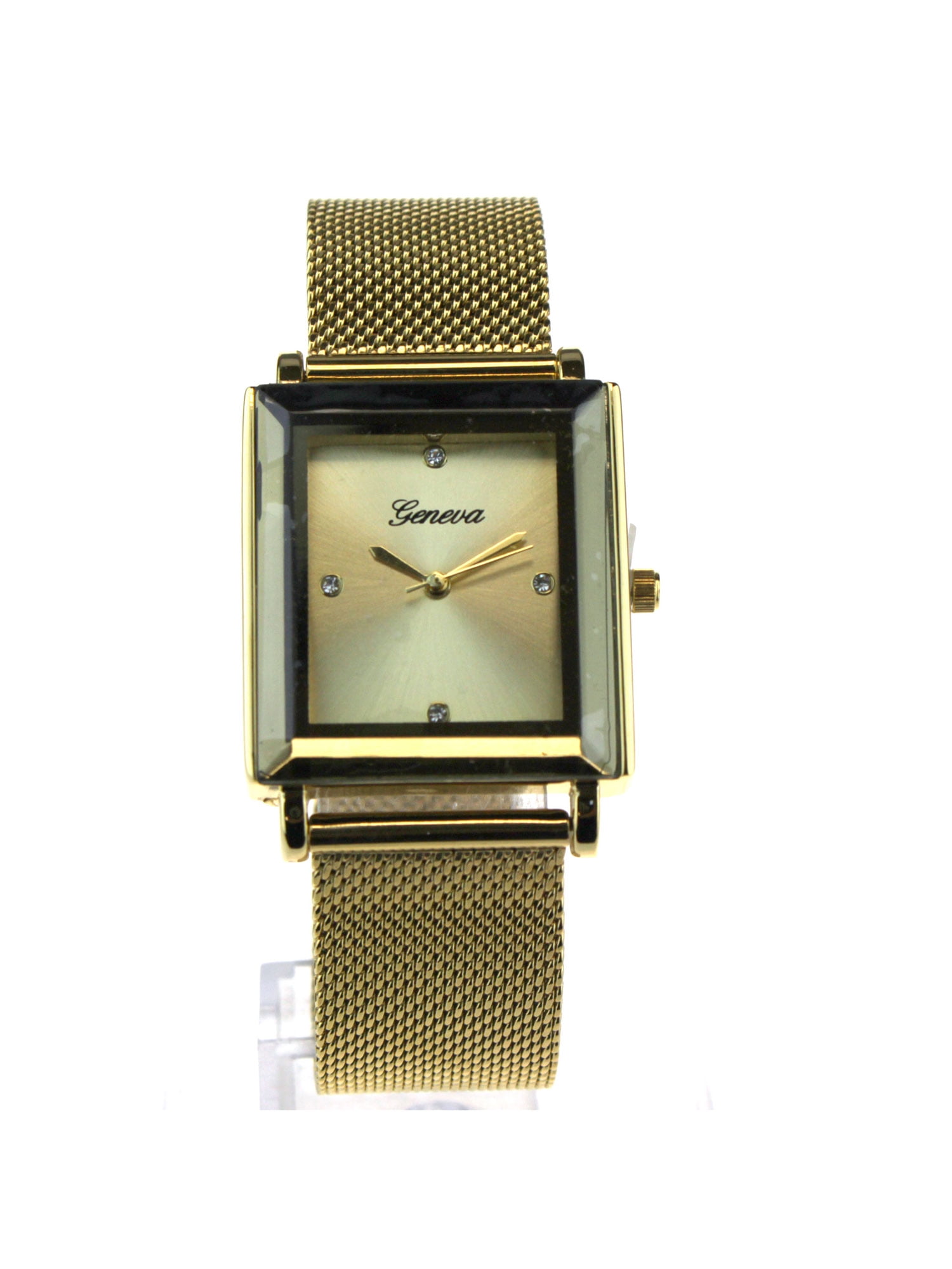 Mens Luxury Metal Shark Mash Metal Band Rectangular Designer Wrist ...