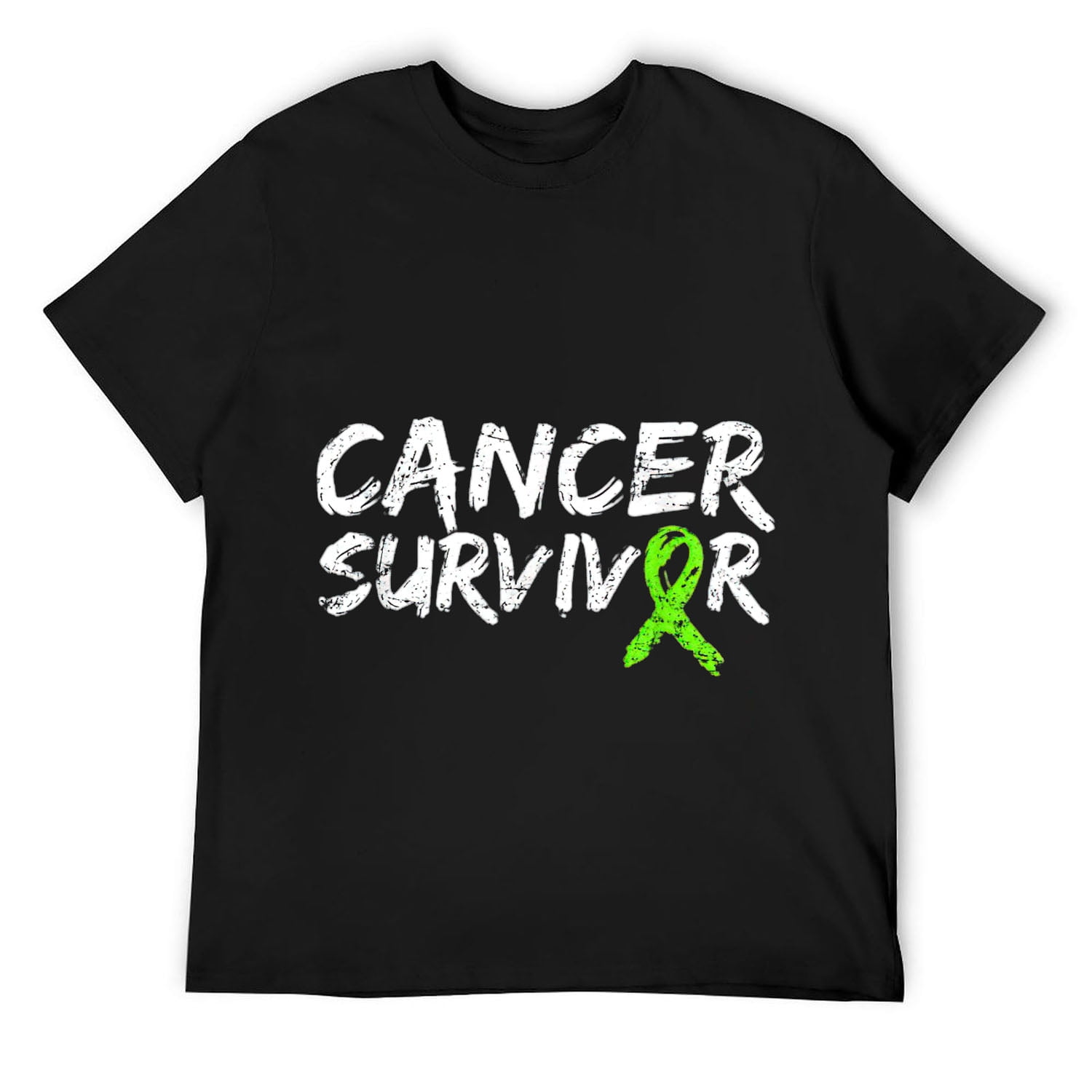 Mens Lymphoma Cancer Survivor Cancer Support Gift T Shirt Black ...