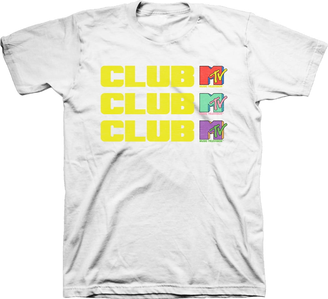 Mens MTV Retro Logo Shirt - MTV Classic 90s tee - MTV Classic 1980s T ...