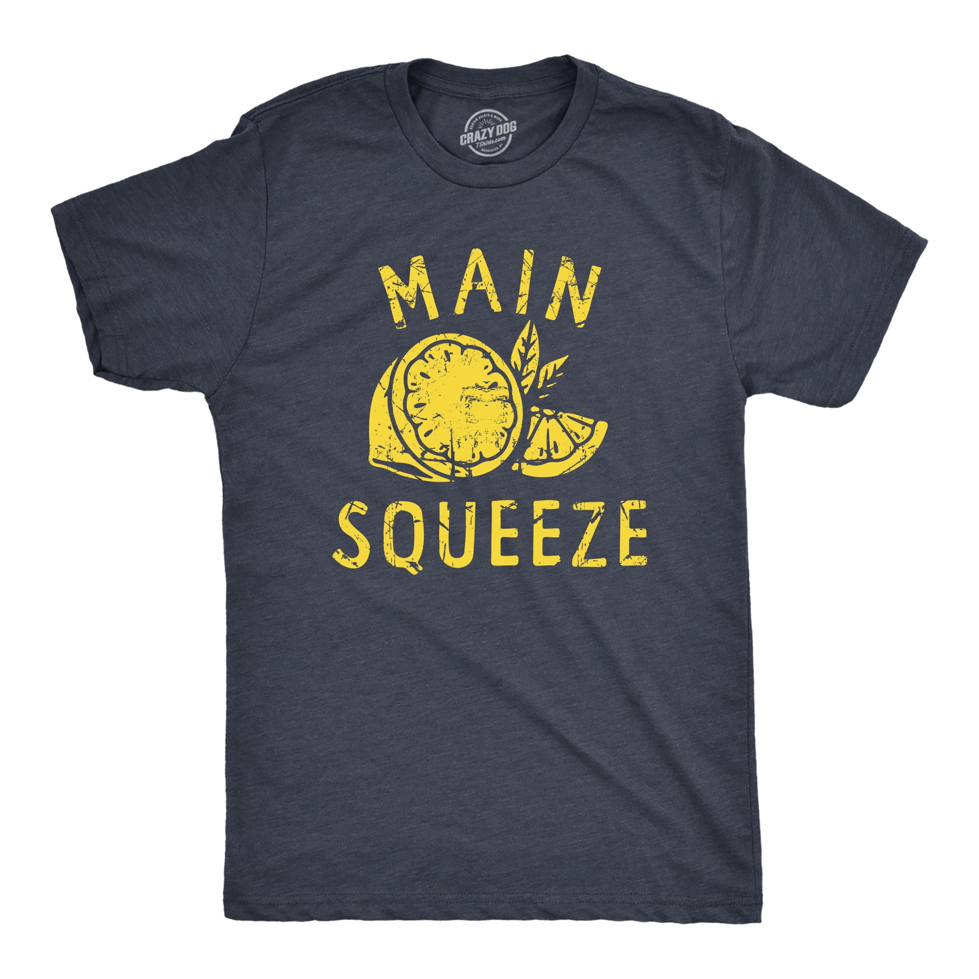 Mens Main Squeeze T Shirt Funny Best Friend Lemon Joke Tee for Guys ...
