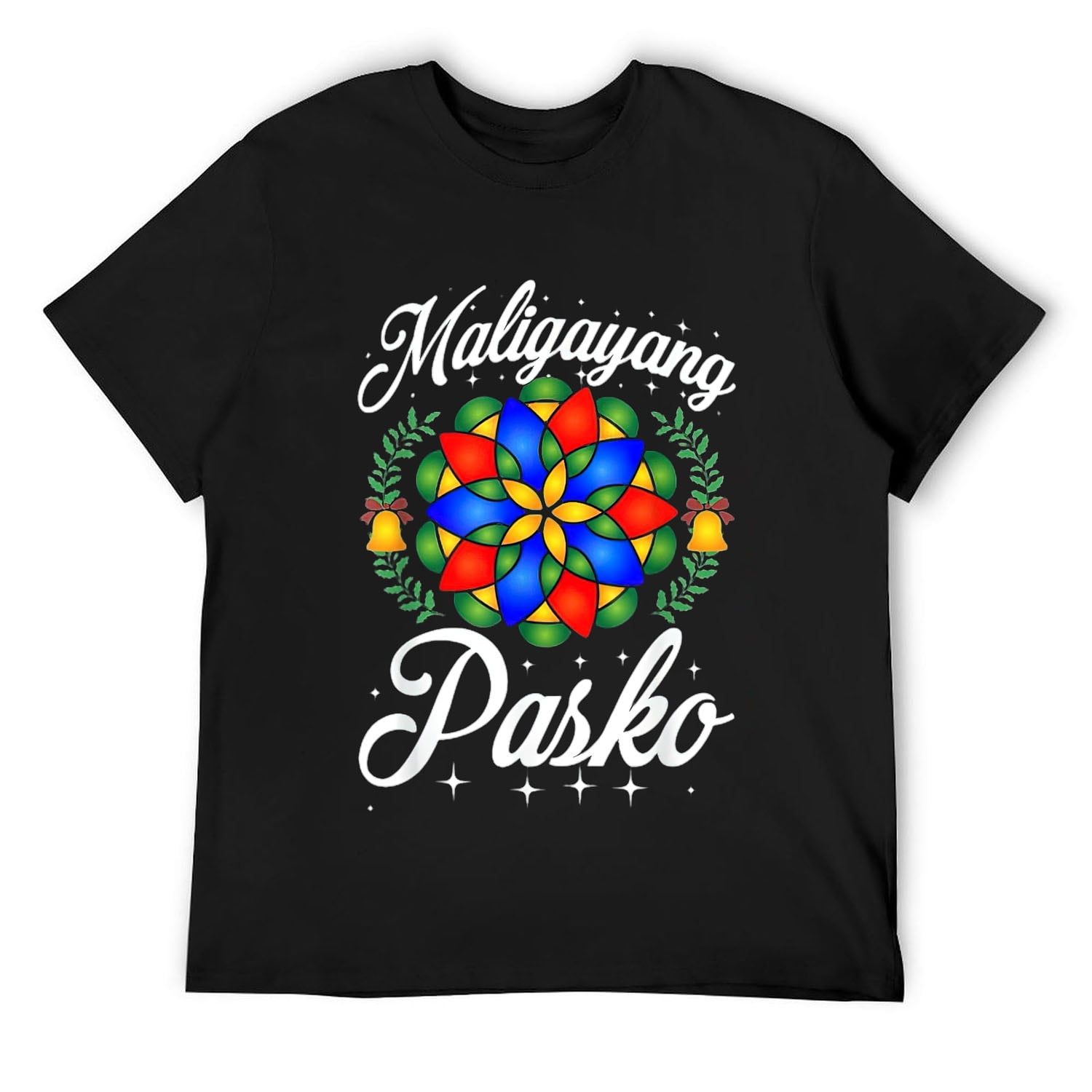 Mens Maligayang Pasko Merry Christmas In Tagalog Philippines T T-Shirt ...