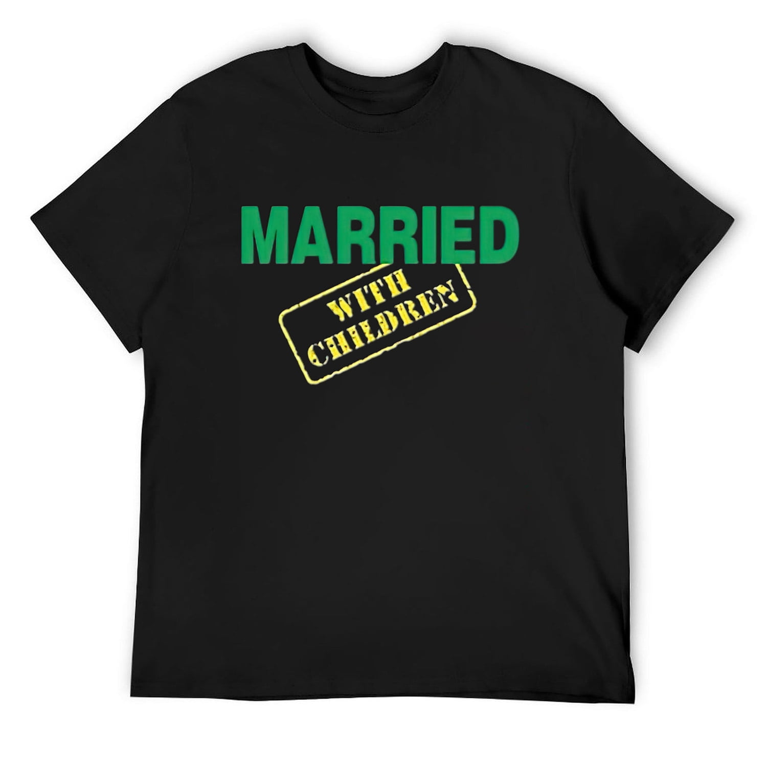 Mens Married With Children Al Bundy Tv Show Title T Shirt Black 4X ...