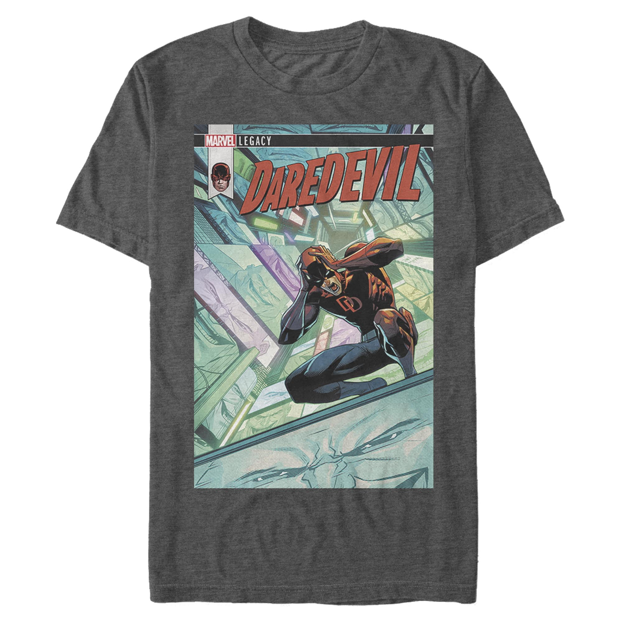 Mens Marvel: Daredevil Legacy Comic Cover T Shirt - Walmart.com