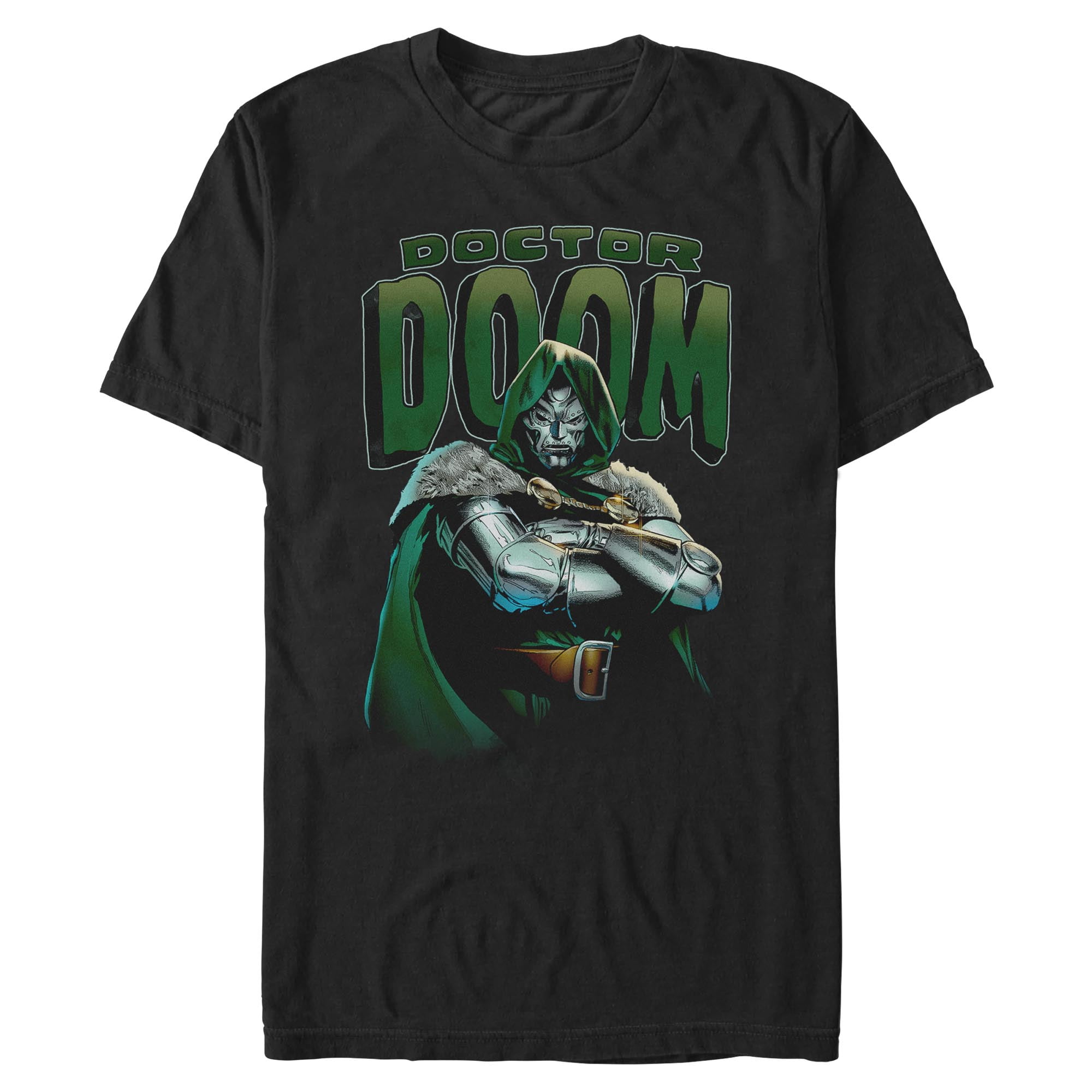 Mens Marvel: Fantastic Four Doctor Doom Gaze T Shirt - Walmart.com