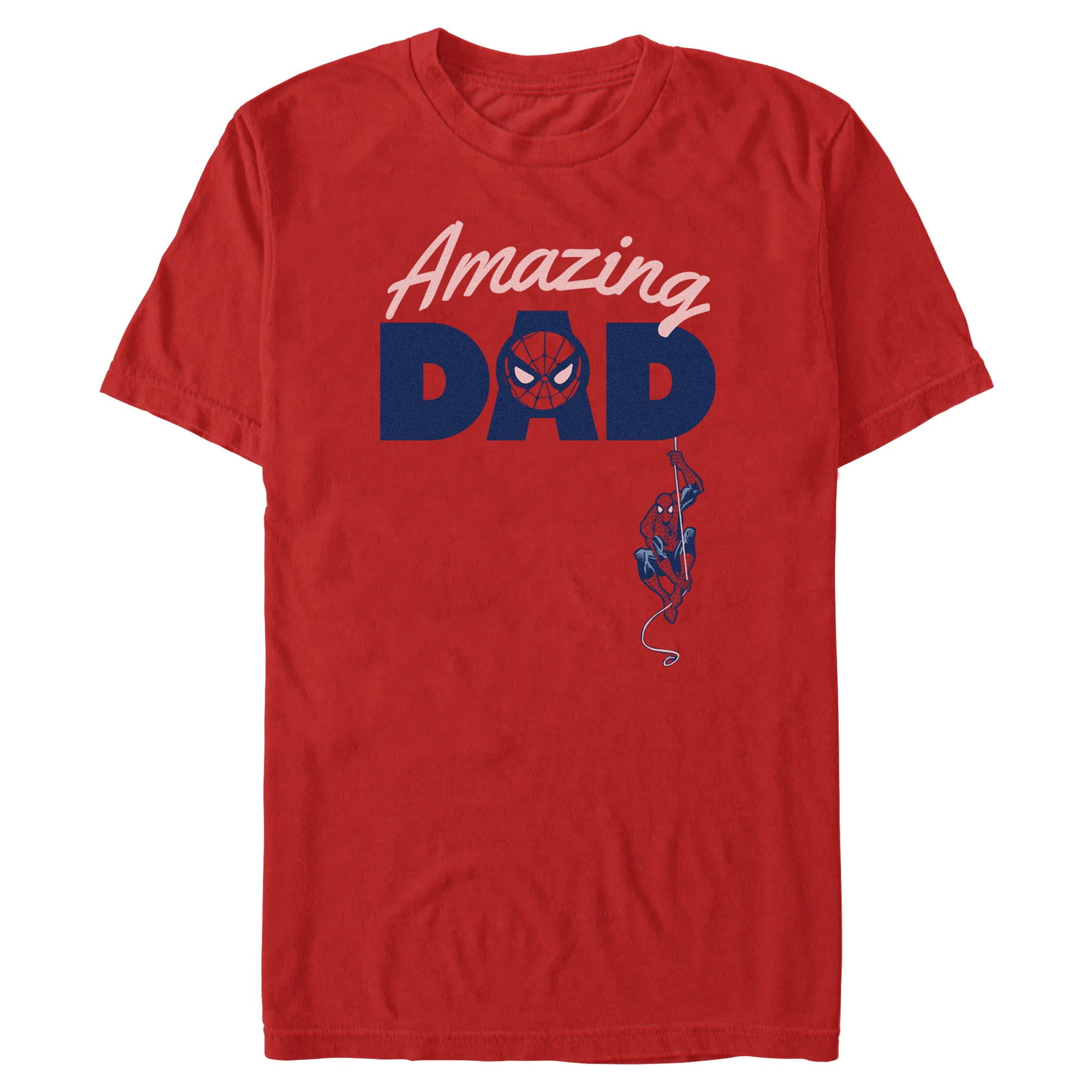 Mens Marvel: Spider-Man Amazing Dad Spiderweb T Shirt - Walmart.com
