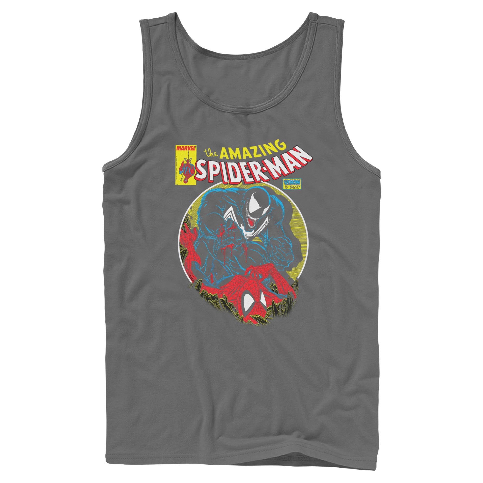 Mens Marvel: Spider-Man Venom Vs Spidey Battle Tank Top - Walmart.com
