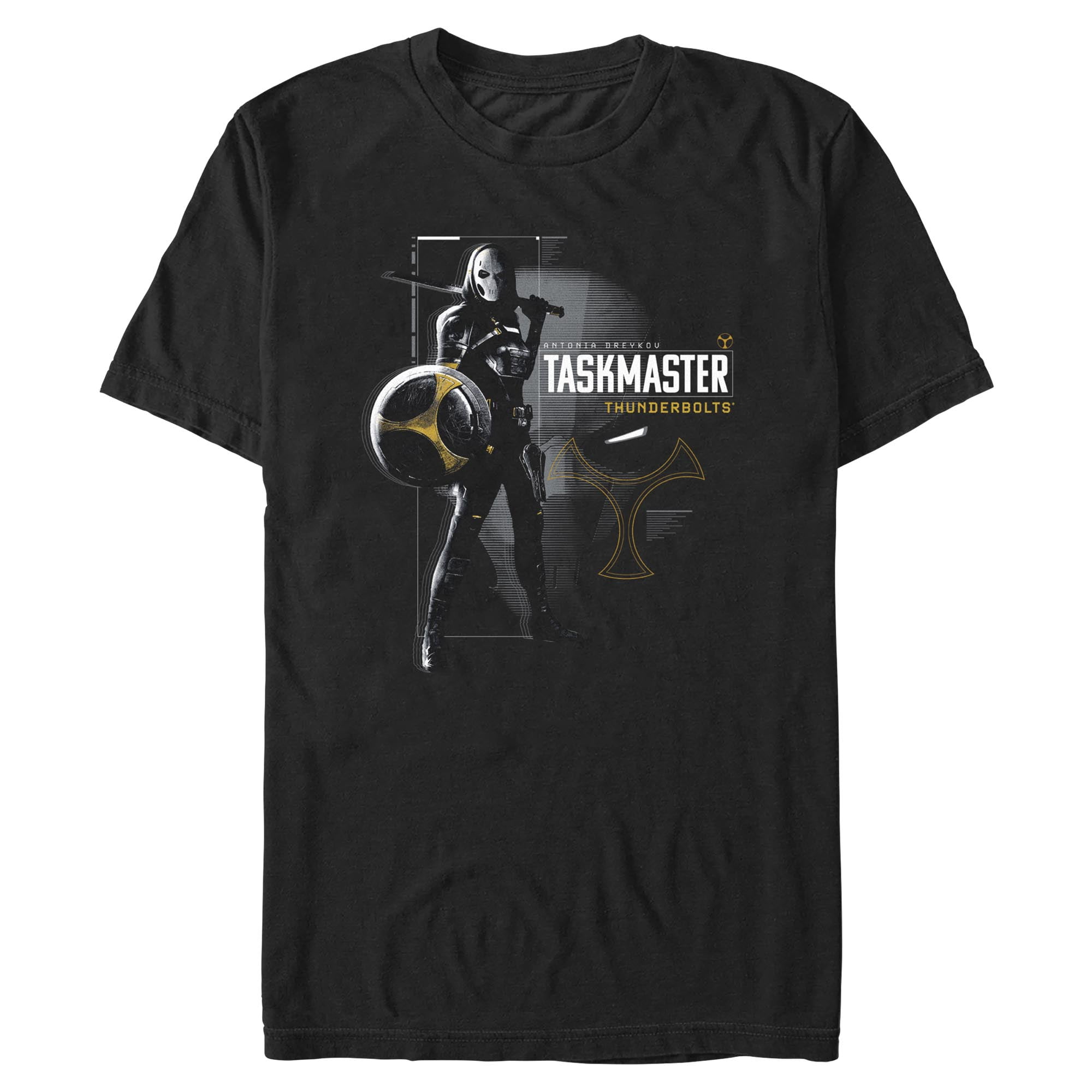 Mens Marvel: Thunderbolts Taskmaster Pose T Shirt - Walmart.com