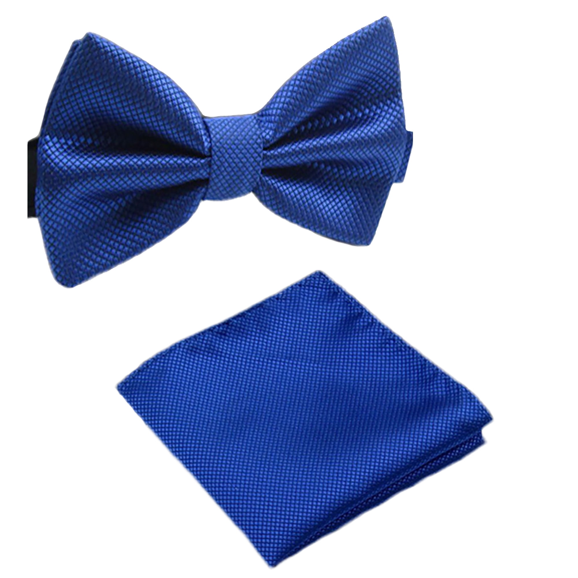 Mens Matching Bow Tie and Handkerchief Set - Walmart.com