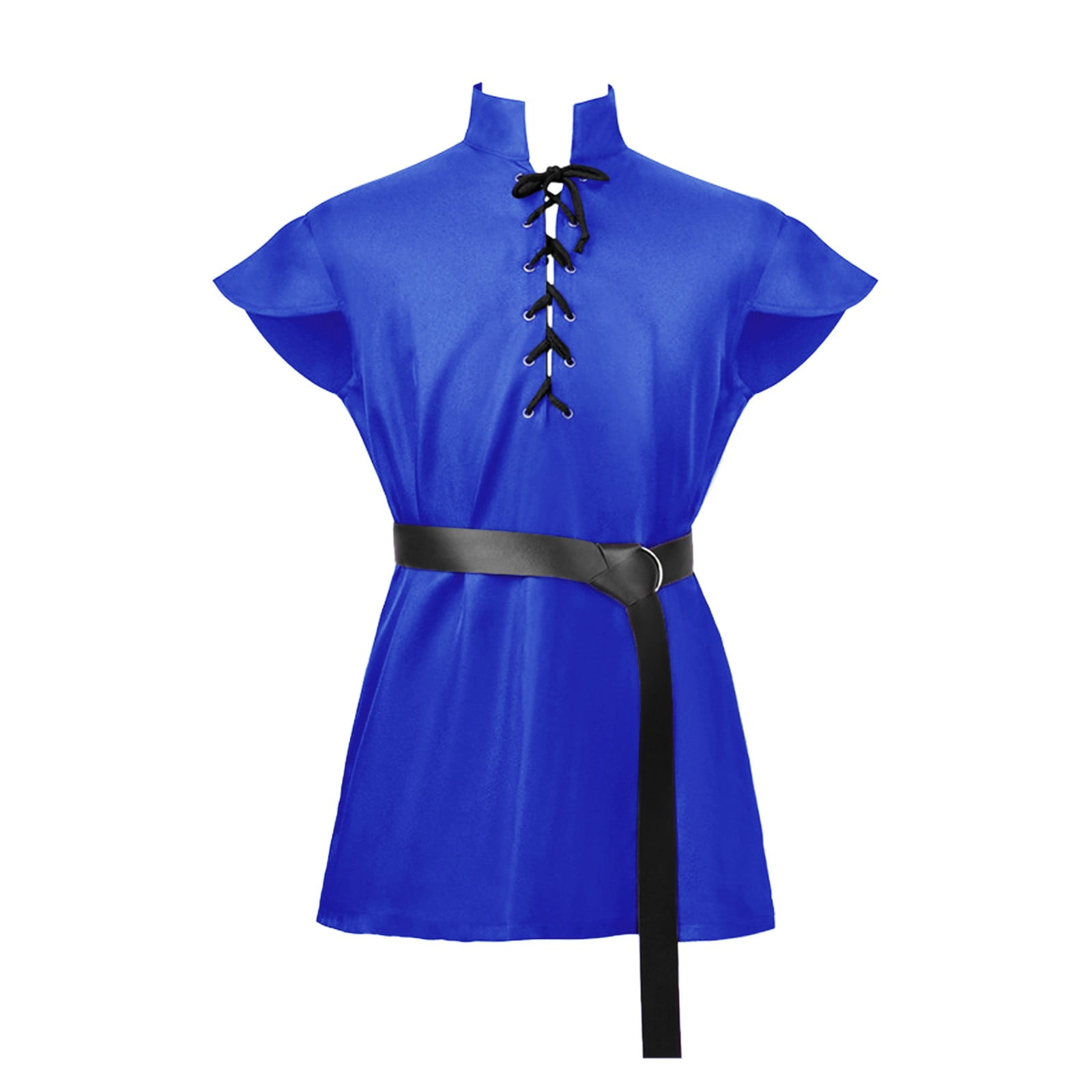 Mens Heavy Jackets for Men 2Xl Tunic Vintage Shirts Long Padded Lace Up ...