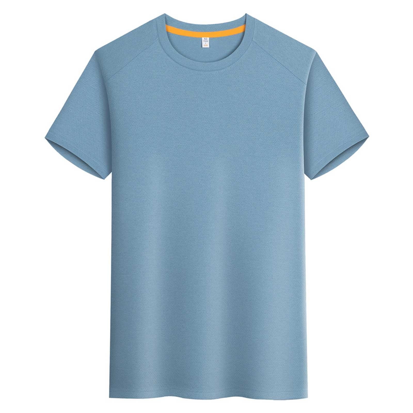 Mens Medium Shirts Mens Plain Tshirts Men's Heavy Weight Crew Neck T ...