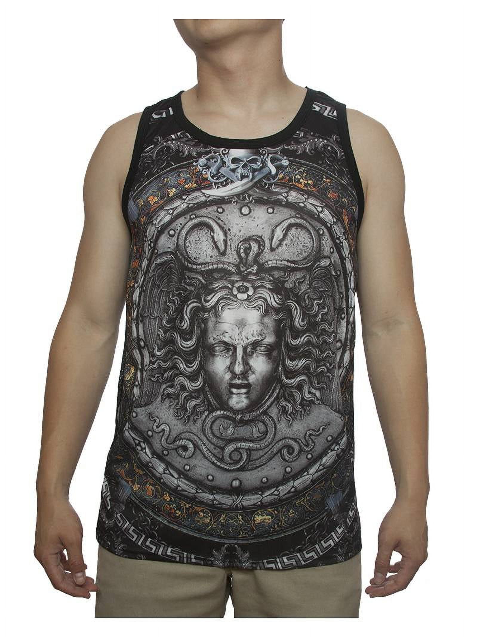 Mens Medusa Emblem Sublimation Tank Top - 2X-Large - Walmart Business ...