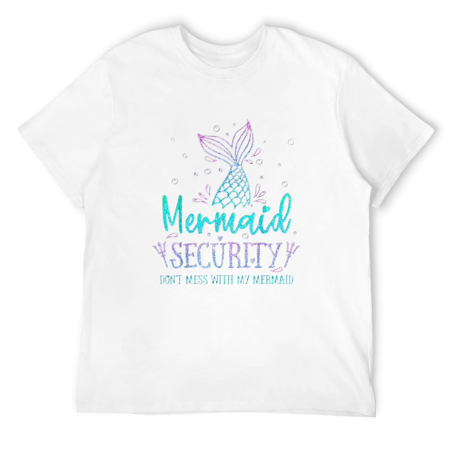 Mens Memaid Security Mermaid Daddy Merdad Father'S Day Merman Dad T ...