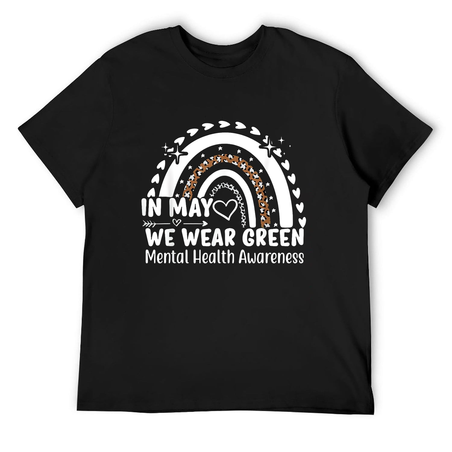 Mens Mental Health Matters We Wear Green Mental Health Awareness T