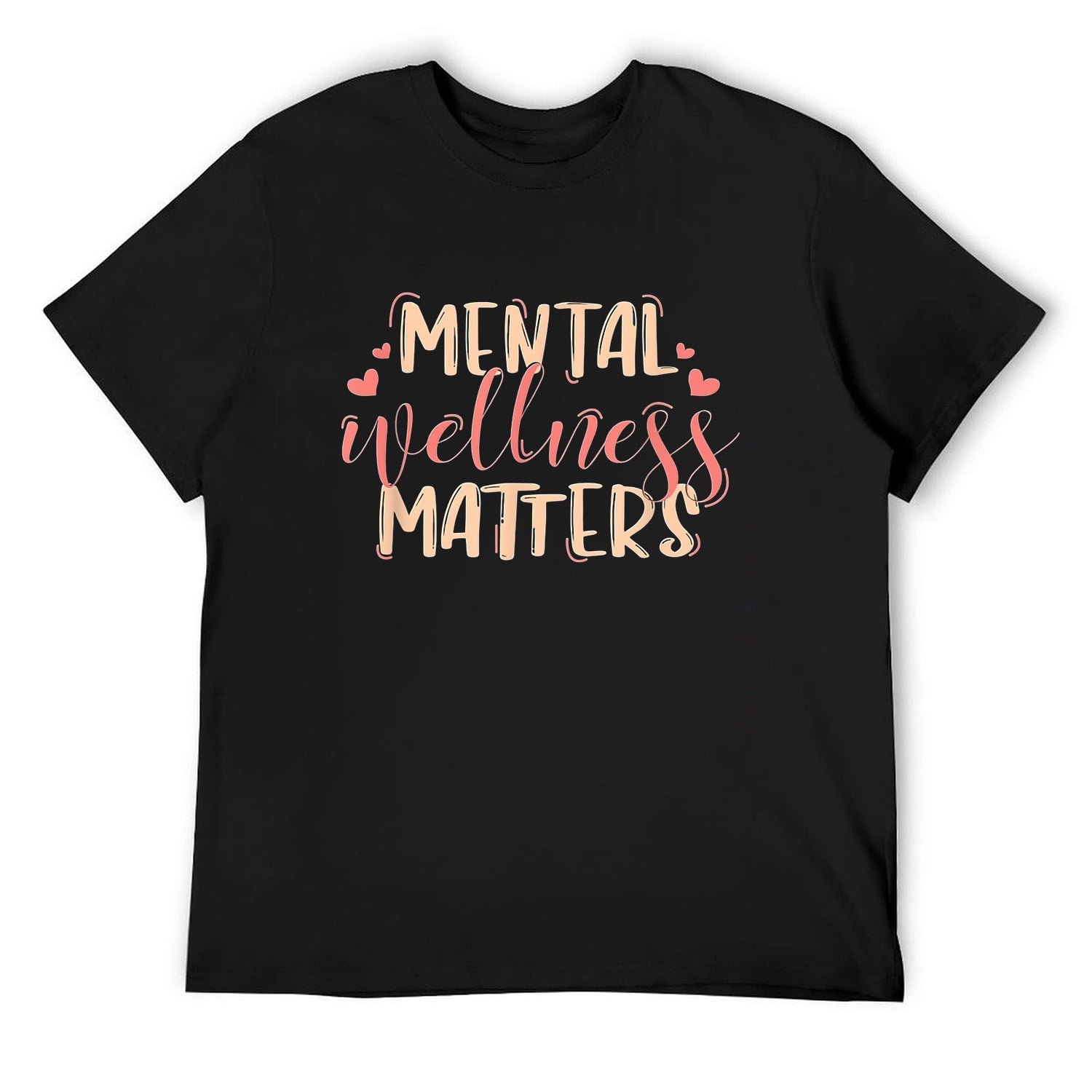 Mens Mental Wellness Matters - Mental Health Counselor Oufit T-Shirt ...