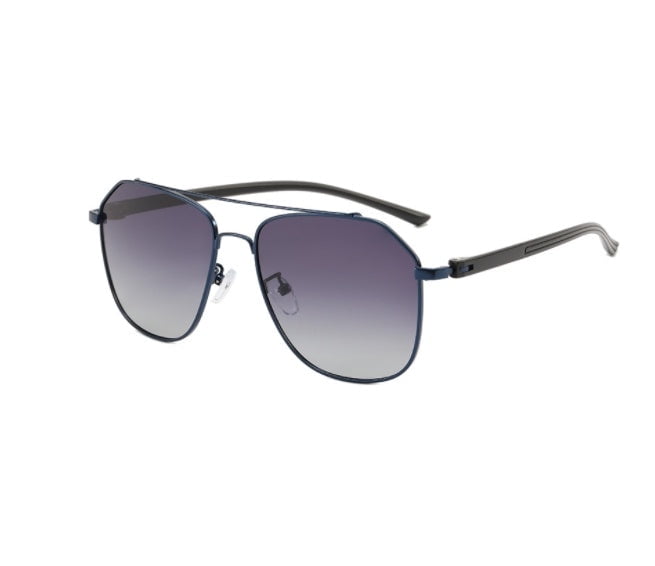 Mens Metal Double Bridge Aviator Sunglasses with UV400 Protection for ...