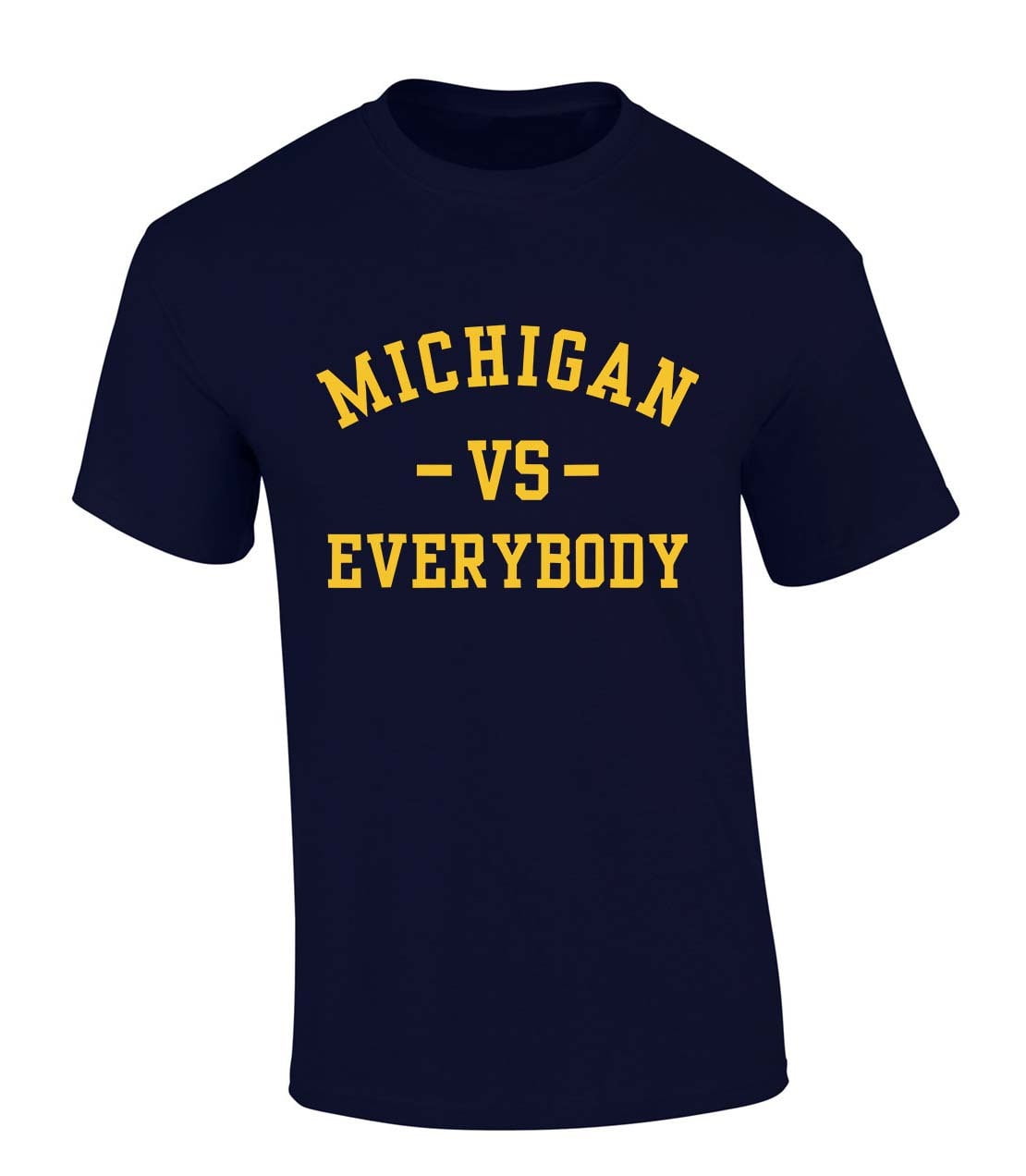 Mens Michigan Tshirt Michigan Vs. Everyone Football Team Color Short ...