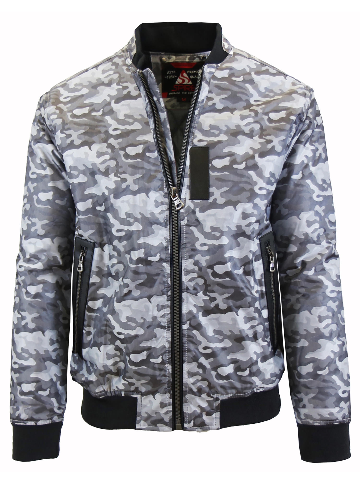 Mens Mid-Weight Aviator Bomber Flight Jackets - Walmart.com