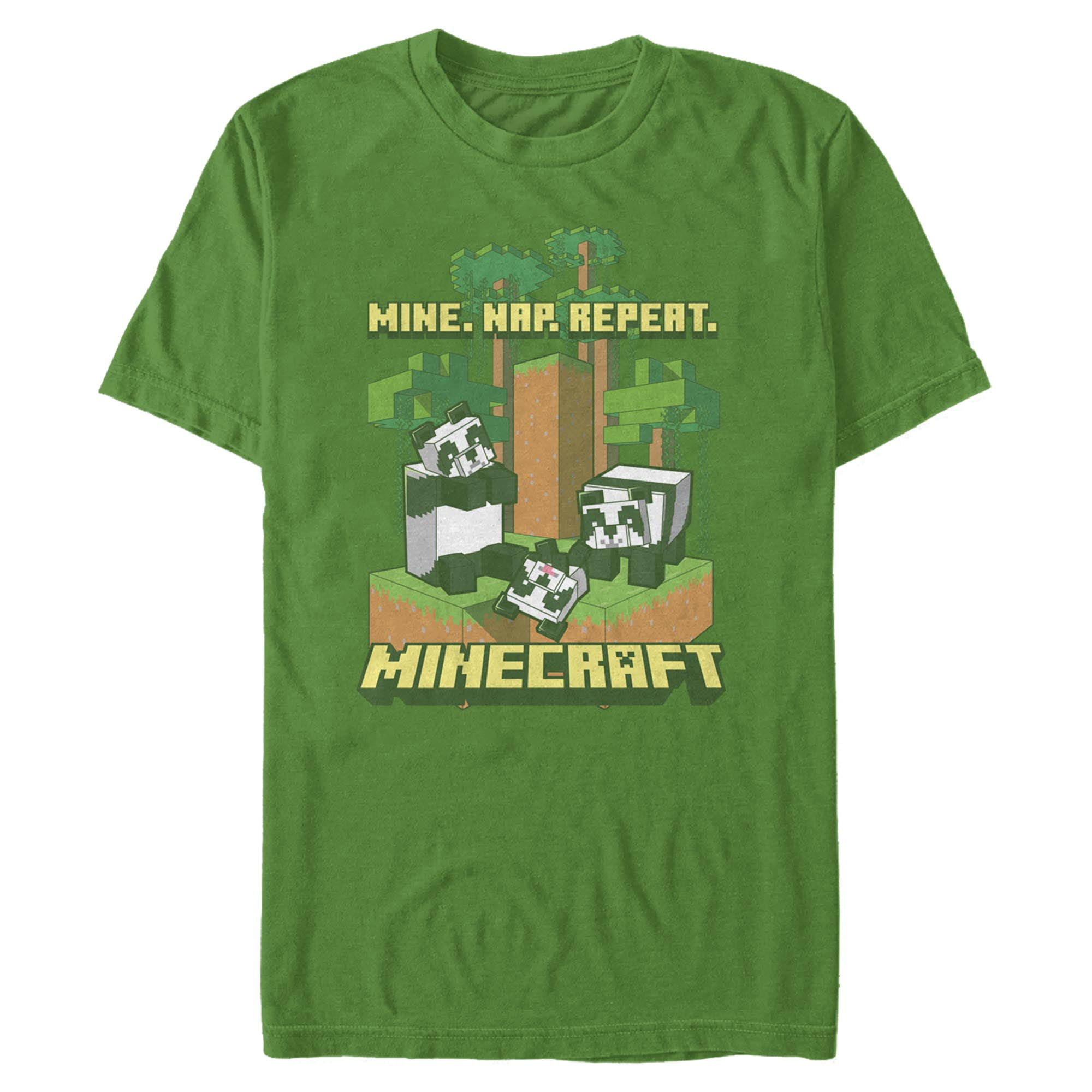 Mens Minecraft Nap and Repeat T Shirt - Walmart.com