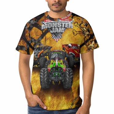 Monster Jam Grave Digger Vintage Wash Matching Family T-Shirt Adult ...