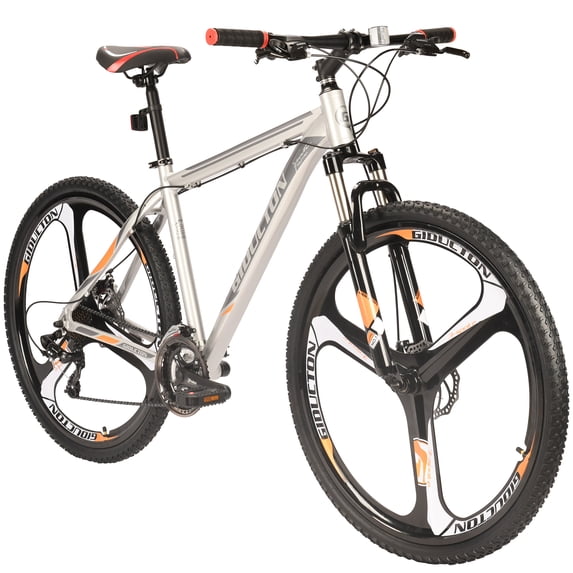 Eurobike X9 Men's Mountain Bike, 29 inch 3-Spoke Silver, 19 inch ...