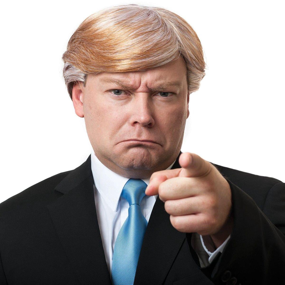 Franco Trump Billionaire Adult Costume Wig - Walmart.com
