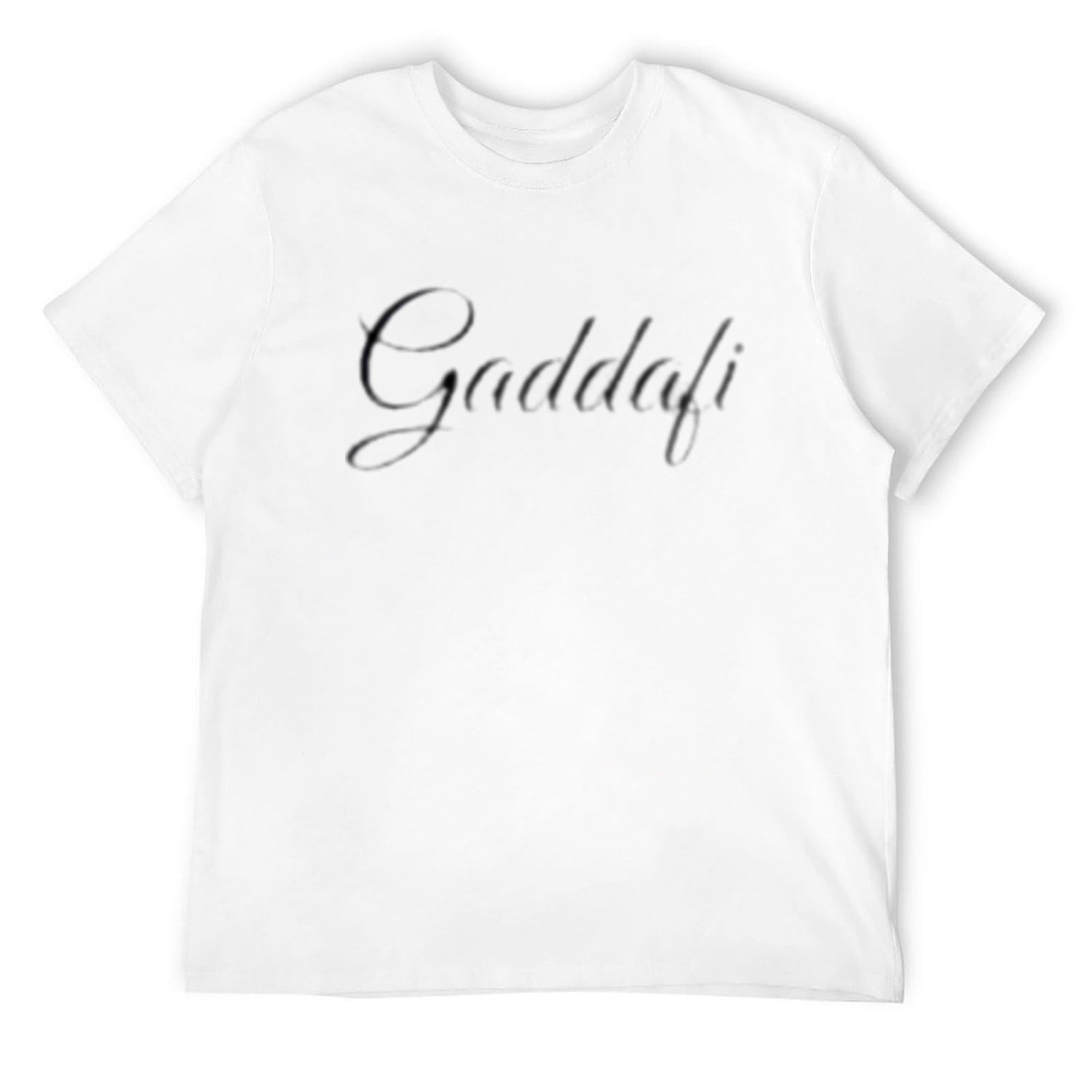 Mens Muammar Gaddafi T-Shirt White Medium - Walmart.com