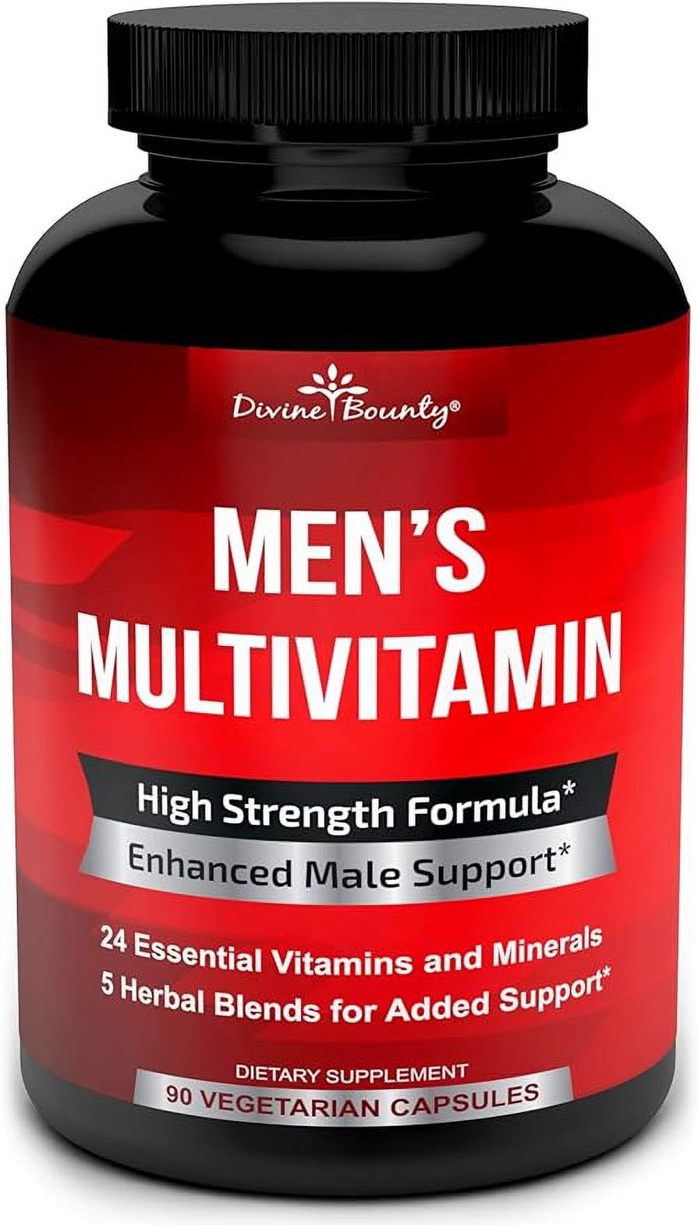 Mens Multivitamin – Daily Multivitamin for Men with Vitamin A C D E K B Complex, Calcium ...