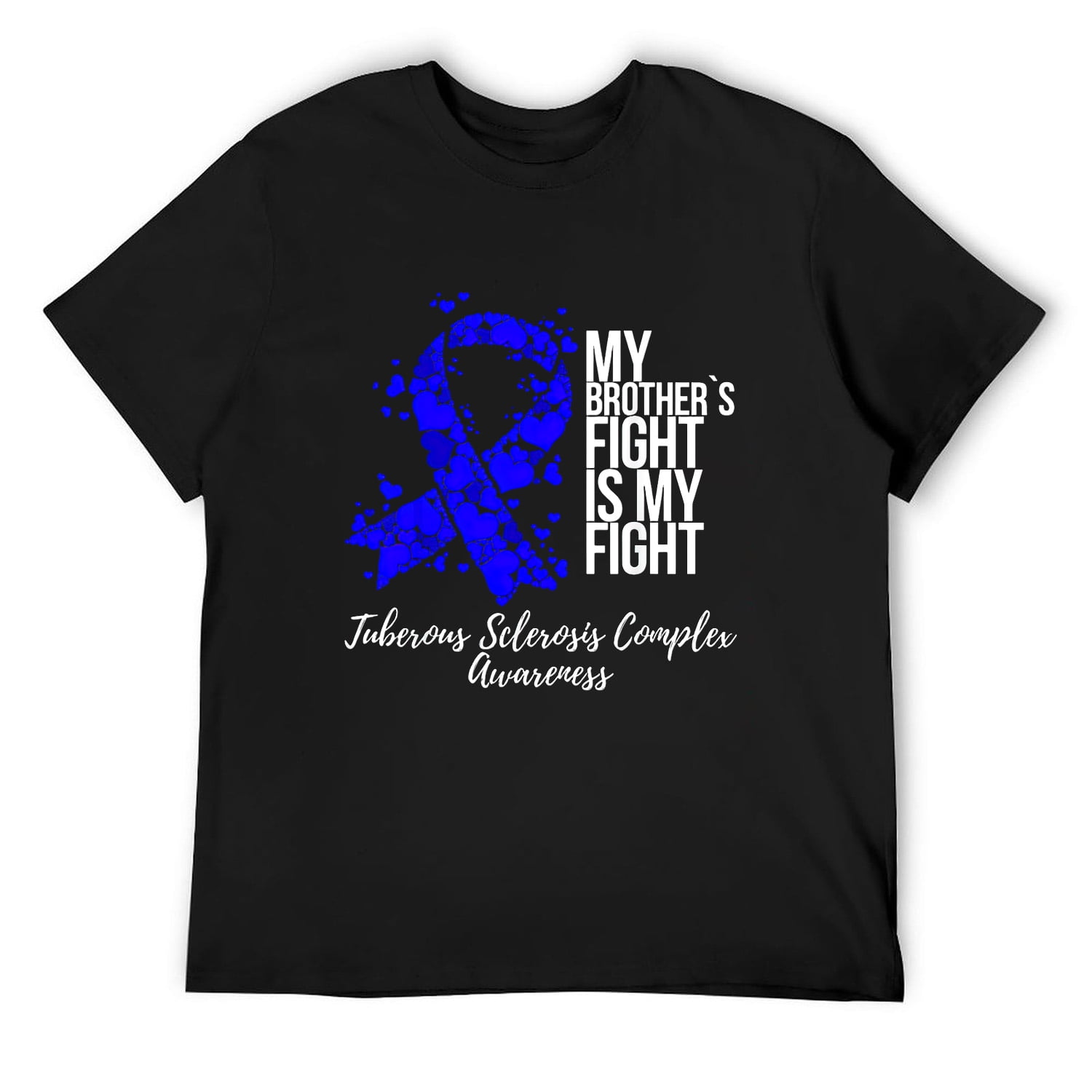 Mens My Sister’s Fight Tuberous Sclerosis Complex TSC Awareness T-Shirt ...