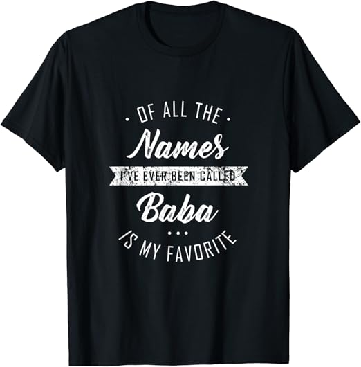 Mens Names I've Been Called Baba Cute Father's Day Gift - Walmart.com