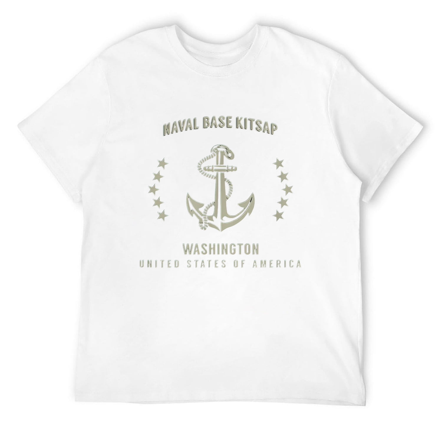 Mens Naval Base Kitsap T-Shirt White 4X-Large - Walmart.com