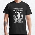Mens Never Underestimate An Old Man Vietnam Classic T-shirt - Walmart.com
