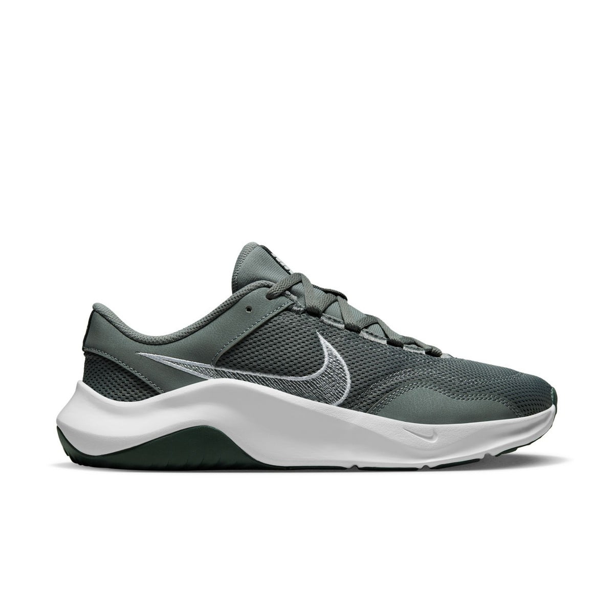 Mens Nike Legend Essential 3 NN Shoe Size: 10 Smoke Grey - White - Dk ...