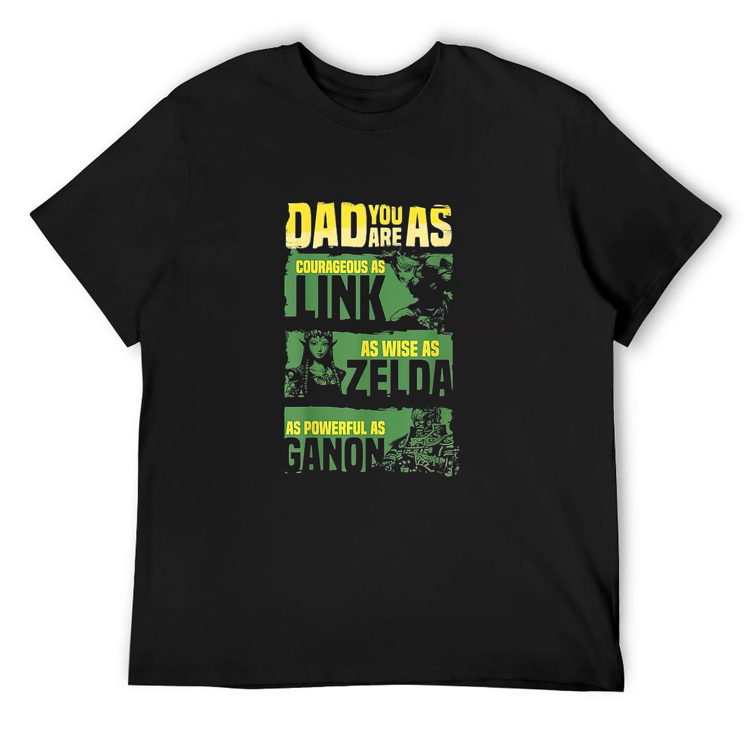 Mens Nintendo Legend Of Zelda Dad Relates To Game Graphic T-Shirt T ...