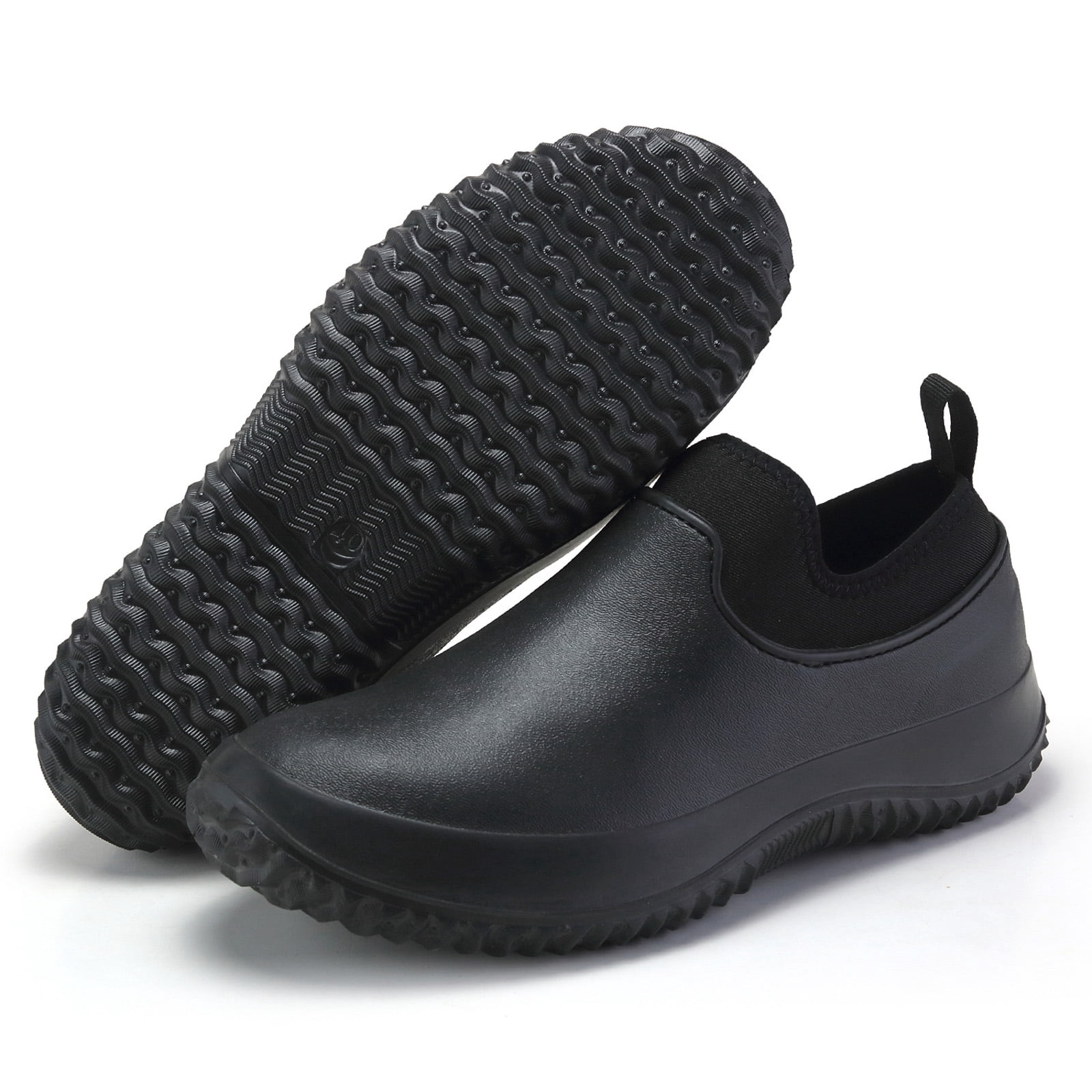 Mens Non Slip Food Service Chef Shoes EVA Waterproof Slip-On Garden ...