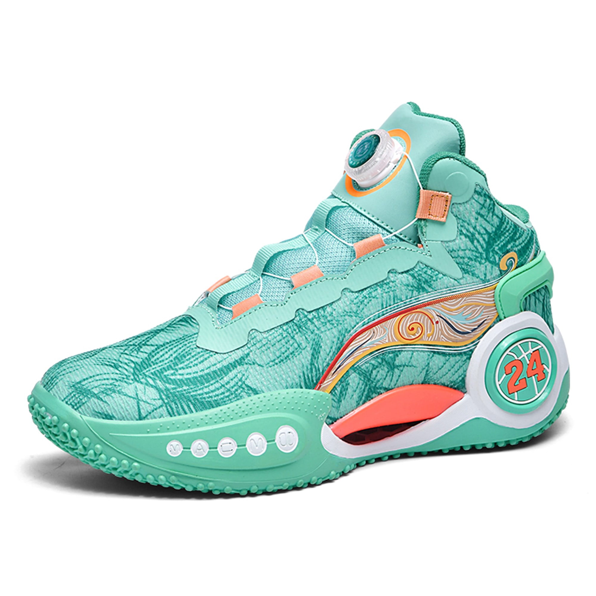 Mens Nonslip Sneakers Walking Breathable Lace Up High-Top Trainers ...