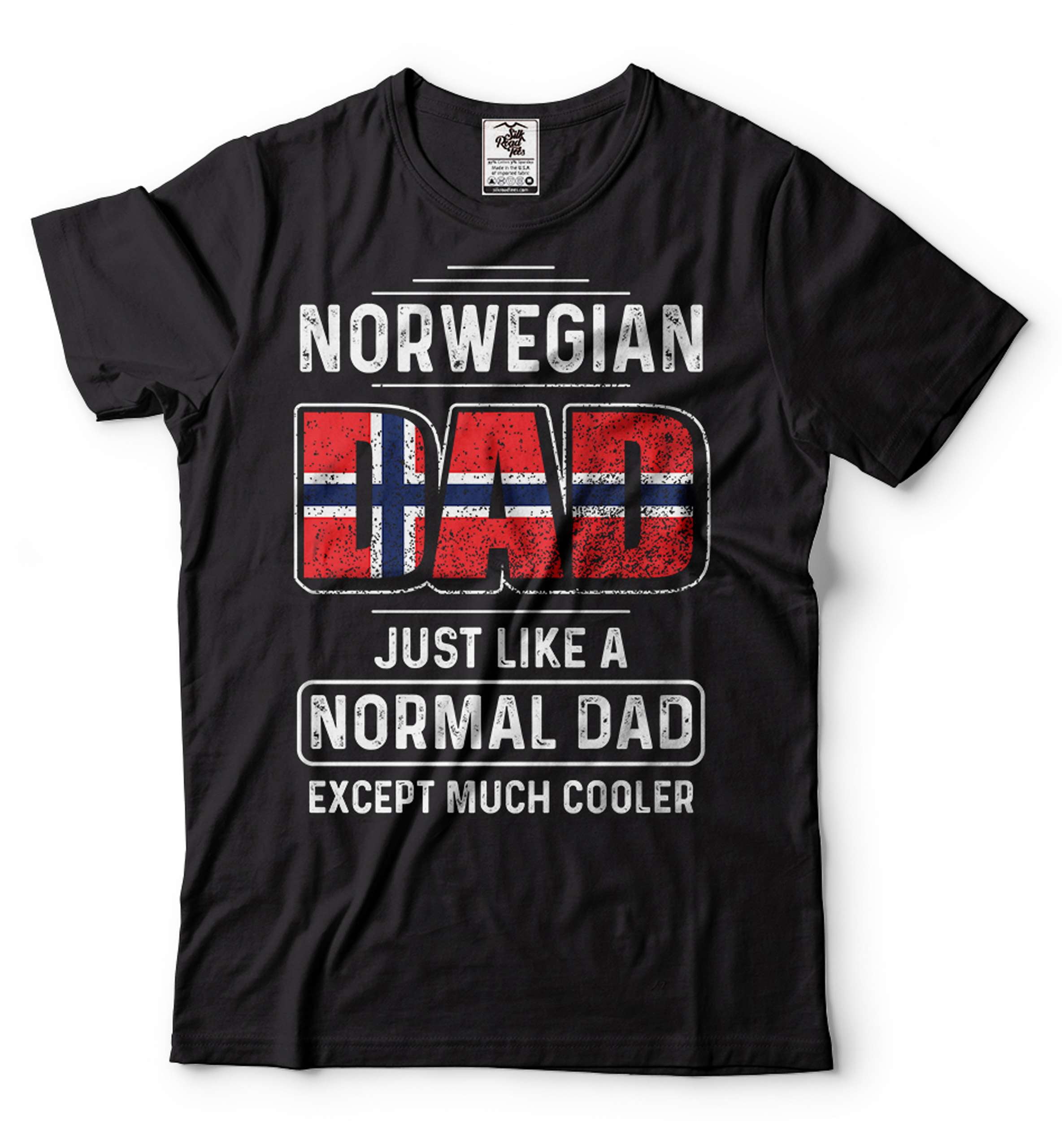 Mens Norwegian Dad T-shirt Norwegian Father Shirt Father's Day Gift ...