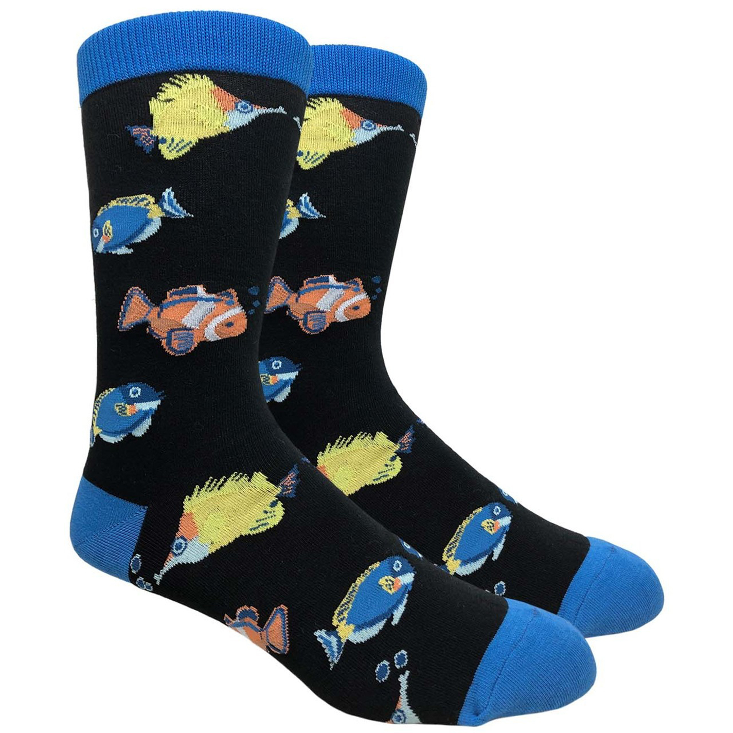 Mens Novelty Fish Print Socks - Walmart.com