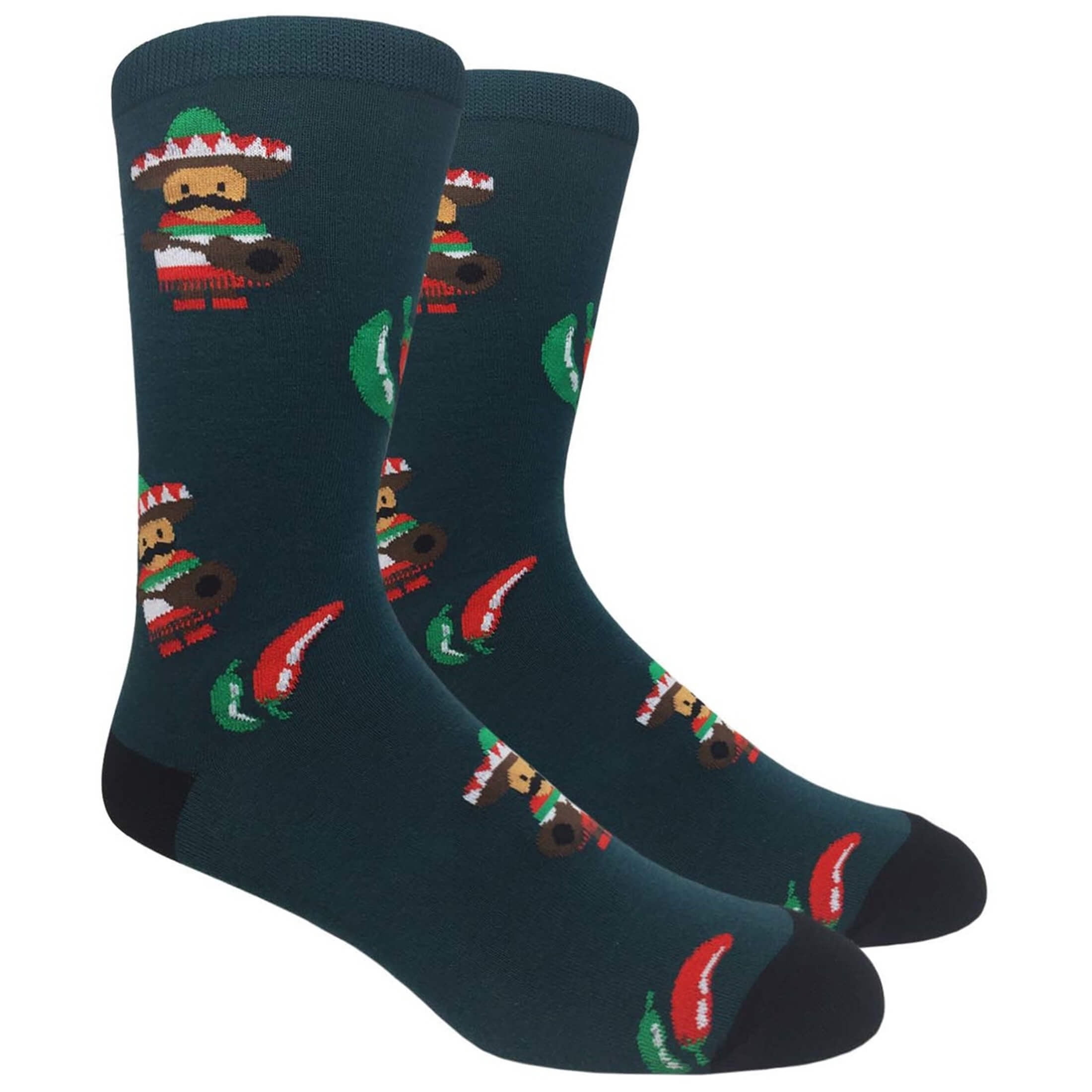 Mens Novelty Socks Colorful Funny Pattern Dress Casual Socks- Cartoon ...