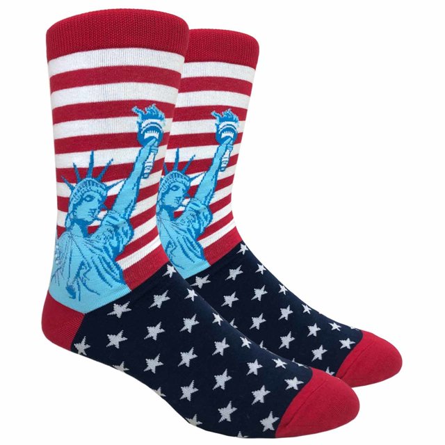 Mens Novelty Statue of Liberty Socks - Walmart.com