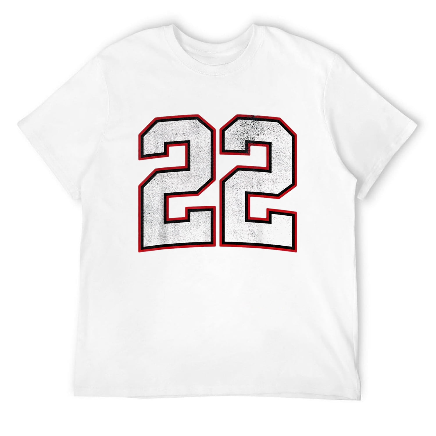Mens Number Twenty Two 22 T-Shirt White 3X-Large - Walmart.com