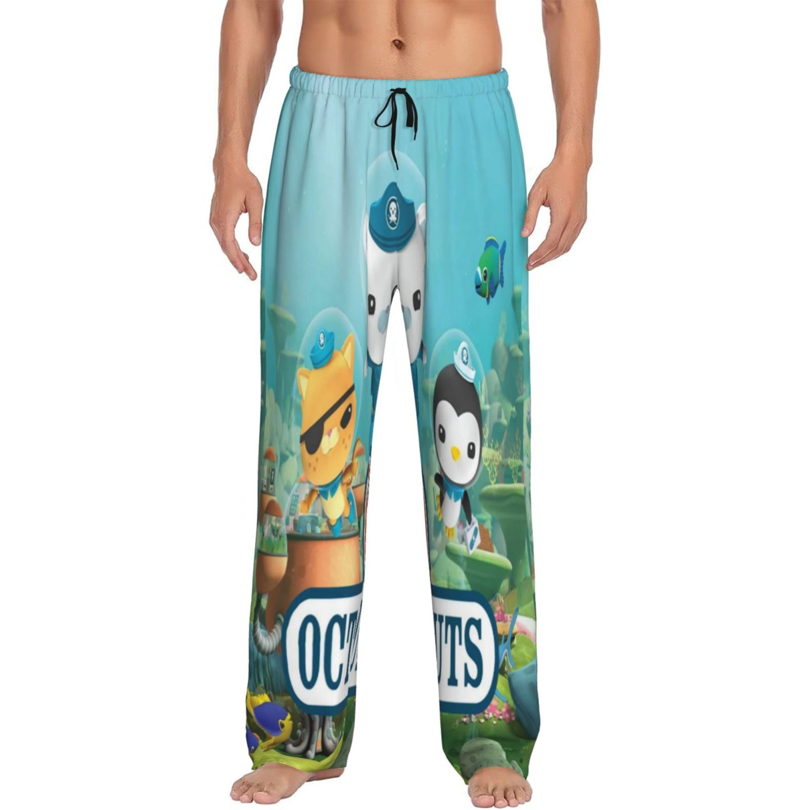 Mens Octo-Naut Pajama Pants Lounge Pants Super Soft Pajama Bottoms with ...