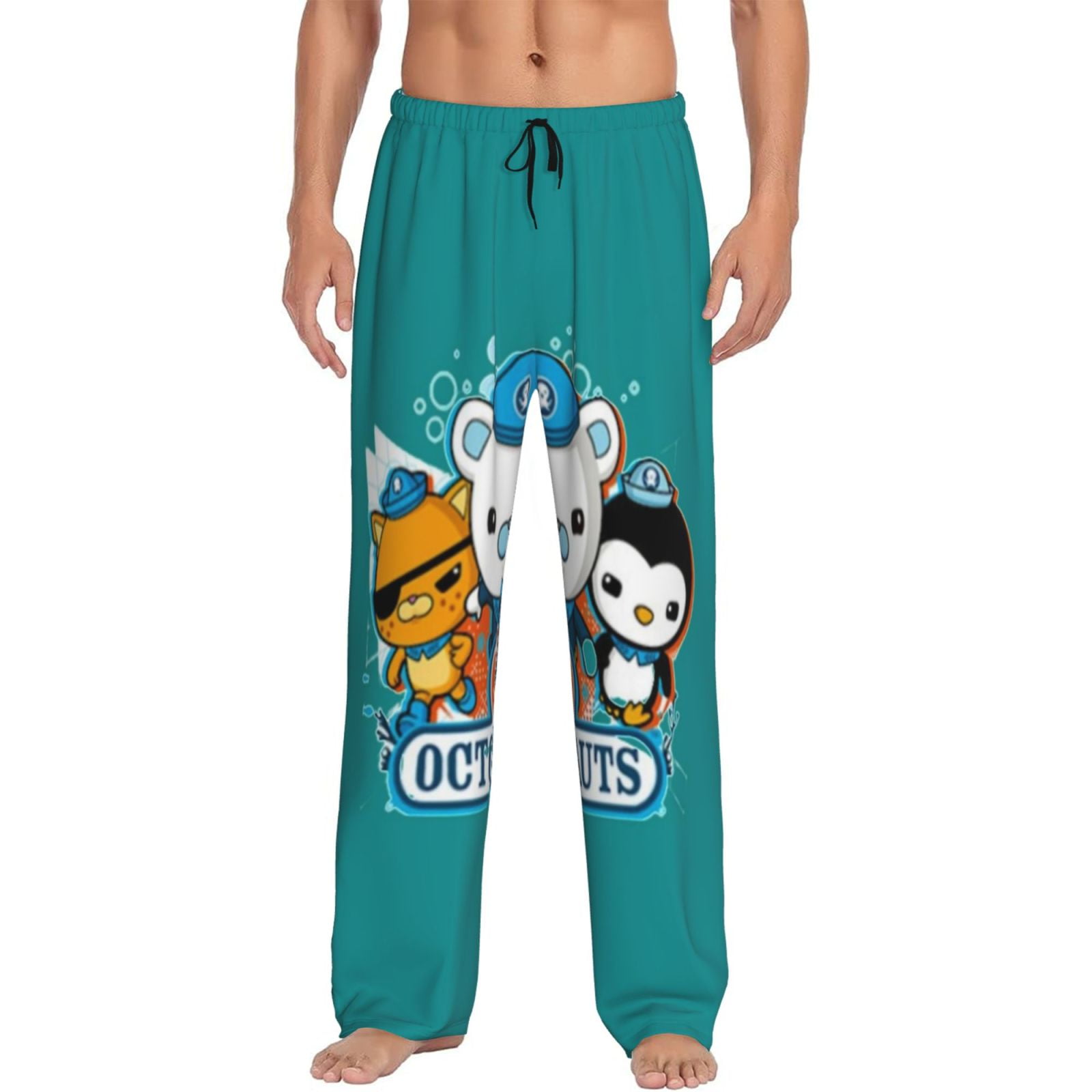 Mens Octo-Naut Pajama Pants Lounge Pants Super Soft Pajama Bottoms with ...