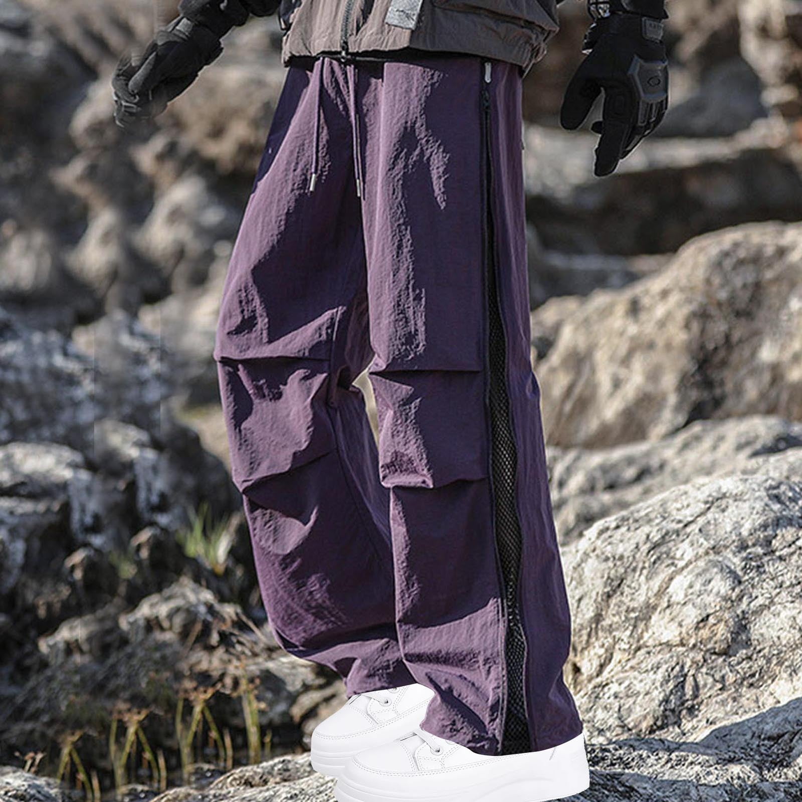 Mens Open Bottom Drawstring Sweatpant Pants Cargo Men’S Athletic Pants ...