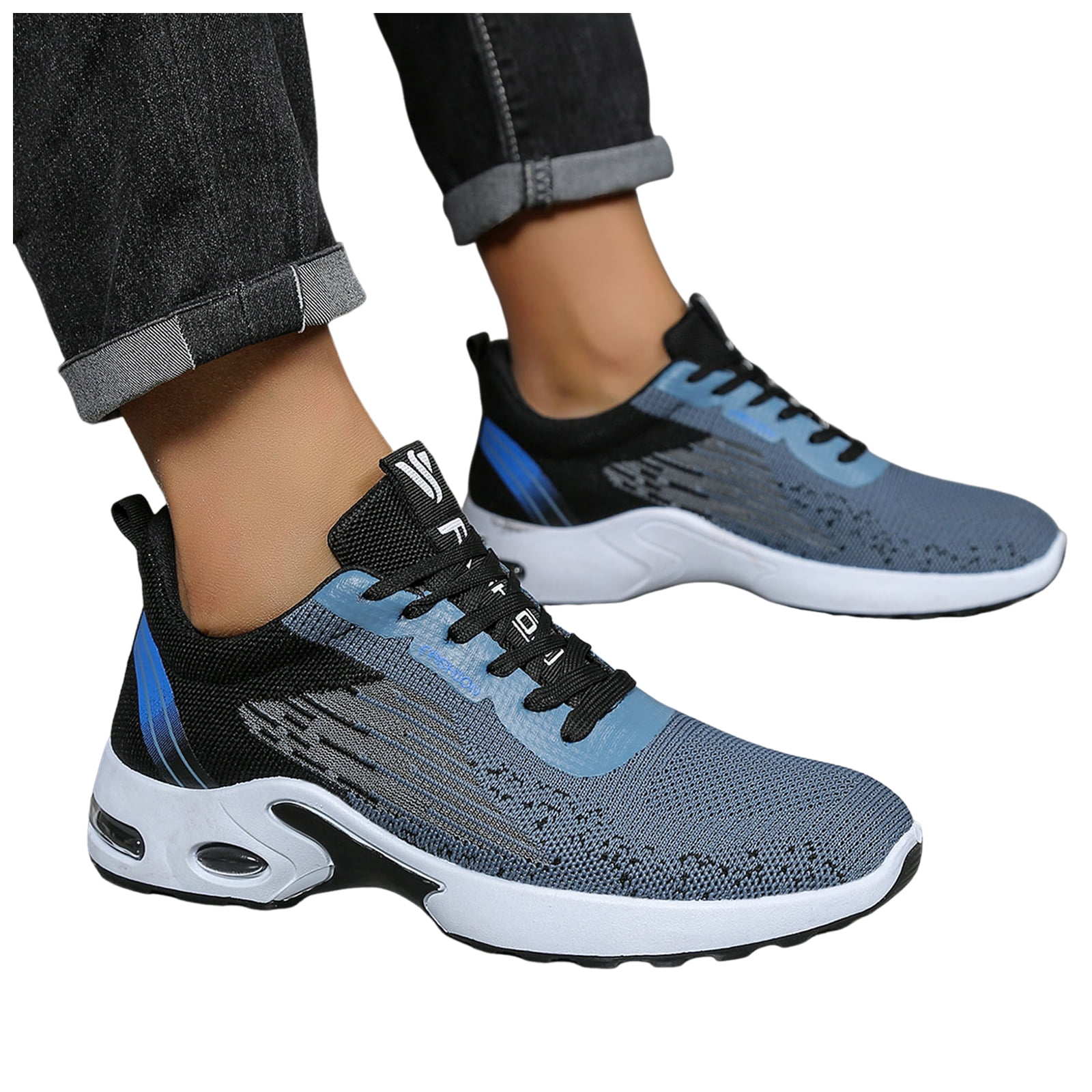 Mens Orthopedic Air Cushion Running Trainners Shoes Breathable Athletic ...