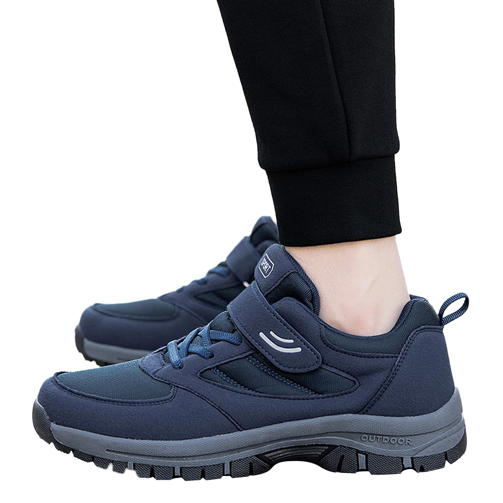 Mens Orthopedic Sneakers Low Top Slip On Sneakers Non Slip Ruuning ...