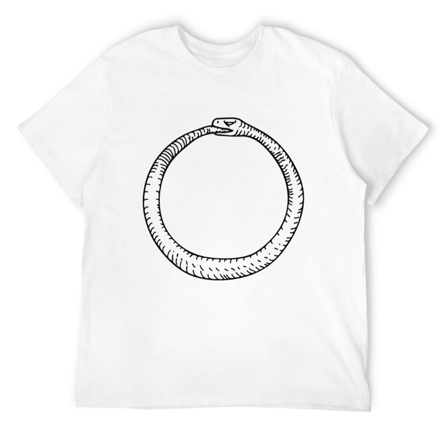 Mens Ouroboros Uroboros Ancient Symbol T-Shirt White Large - Walmart.com