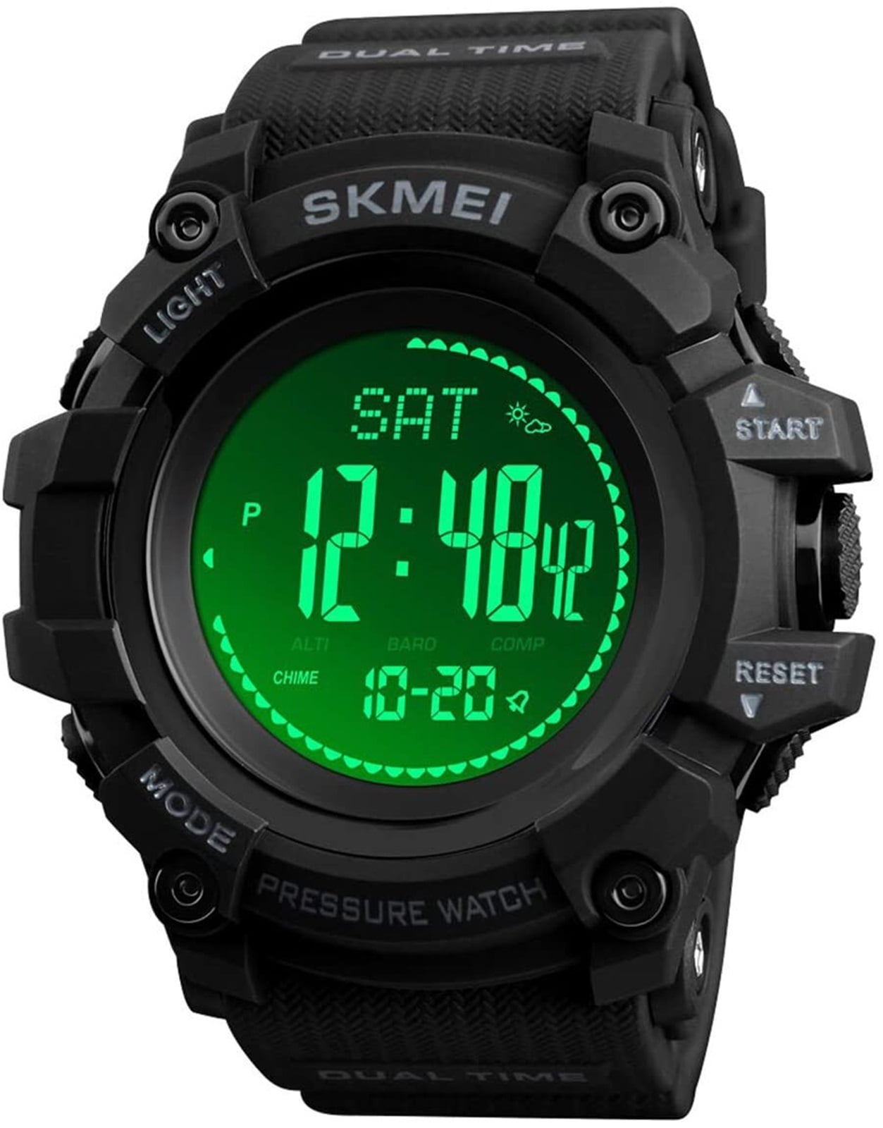 Mens Outdoor Sports Army Watches Pedometer Calories Digital Watch ...