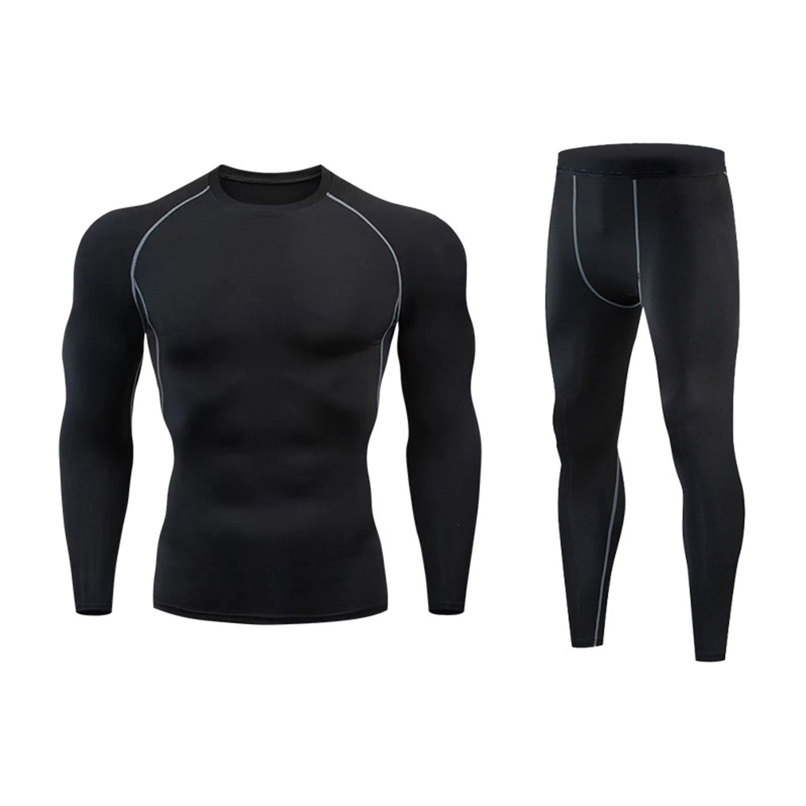 Mens Outfits 2 Piece Men's Athletic Suits Slim Fit Workout Gym Running ...
