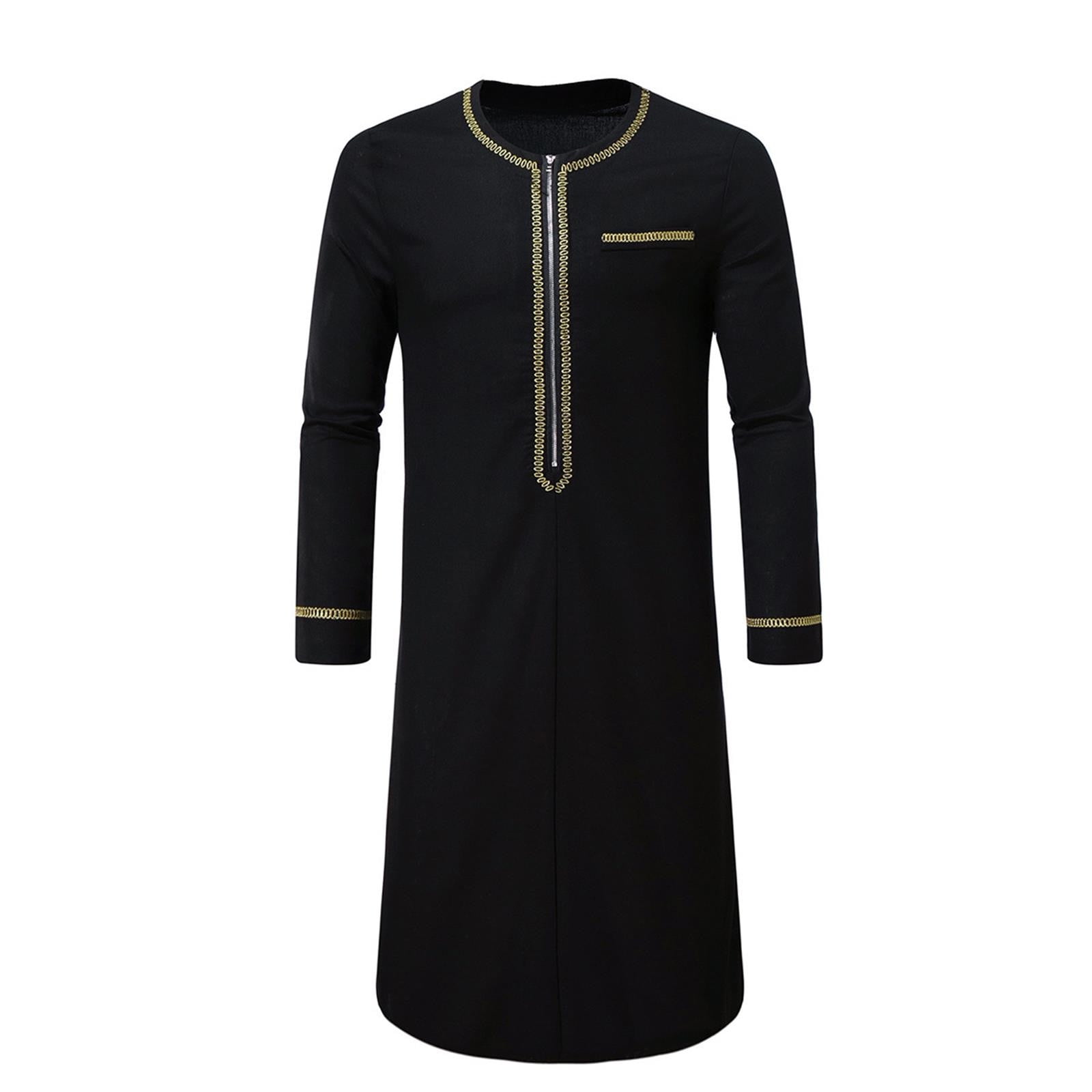 Mens Outfits 2024 Autumn/ Winter New Arab Robe Embroidered Men's ...