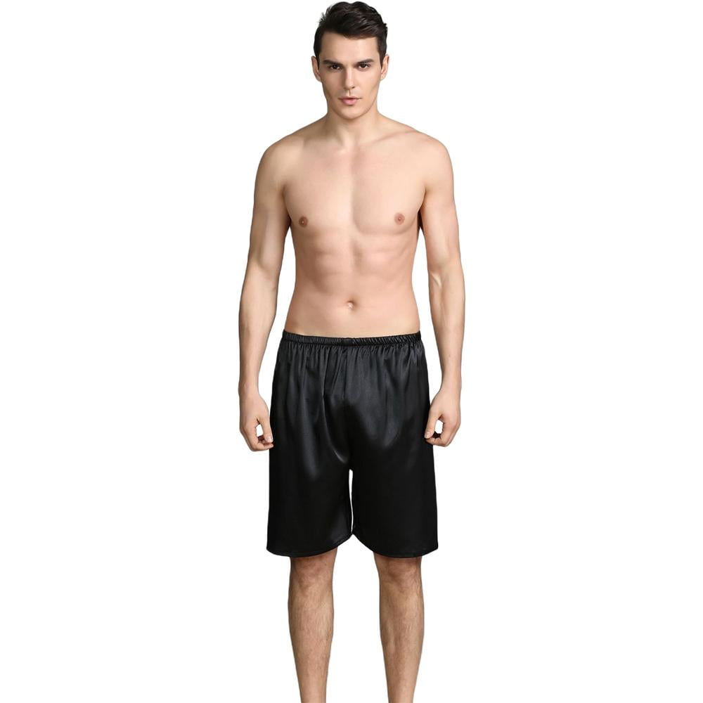 Mens Pajama Pants Satin Boxers - Walmart.com